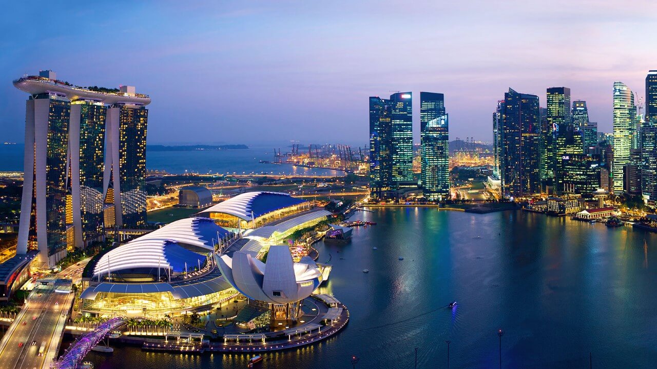 Singapore Skyline Marina Bay